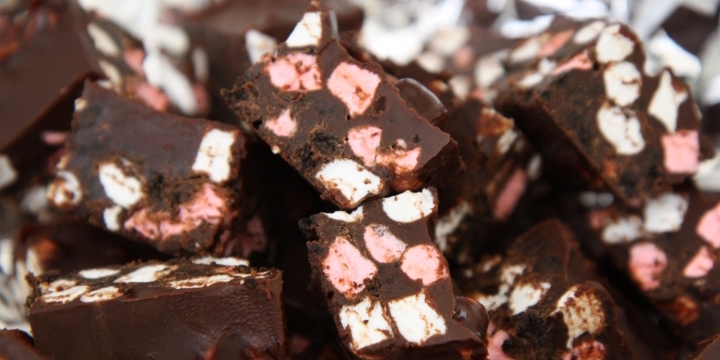 The Fudge Factory- homemade fudge. Snoep van karamel en chocolade